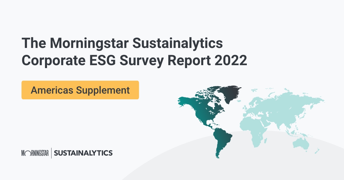 ESG Challenges, ESG Priorities, ESG Planning and Strategy in North America, Central America, and ...