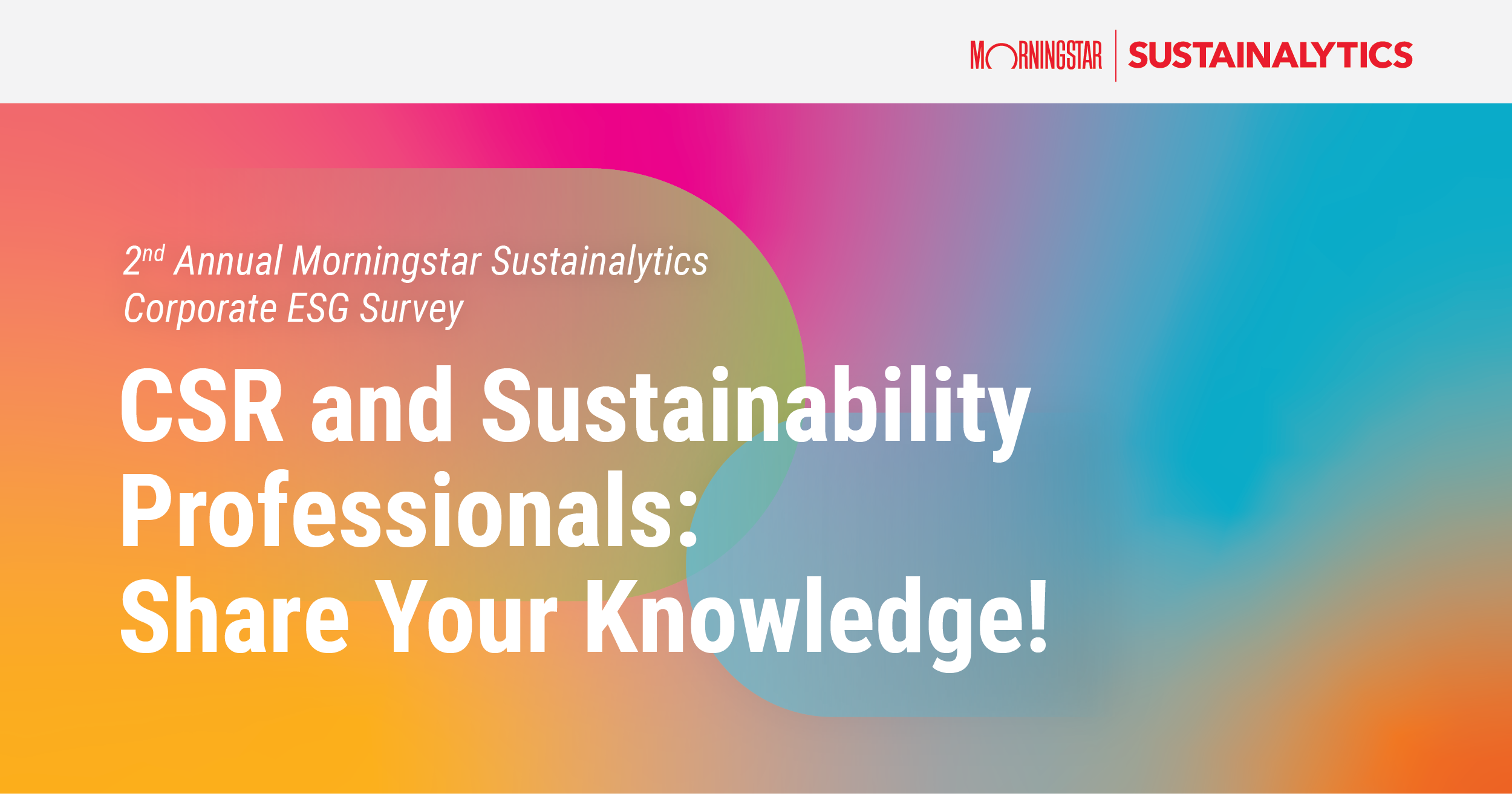 Morningstar Sustainalytics’ 2nd Annual Global Survey of CSR and ...